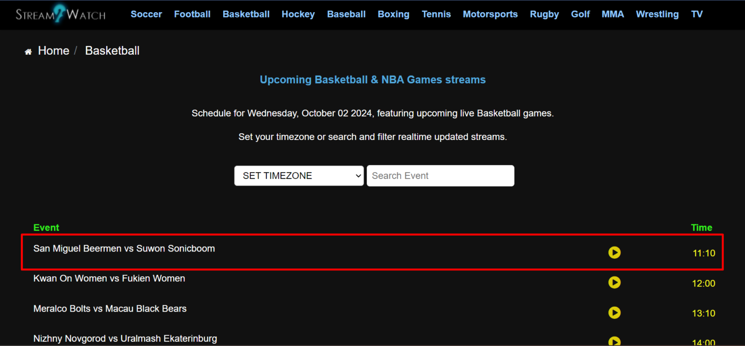 Stream2watch: Your Ultimate Guide to Sports Streaming in 2024 - News ...
